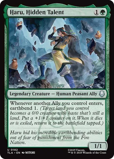 Haru, Hidden Talent - Avatar: The Last Airbender - MTG Spoilers ...